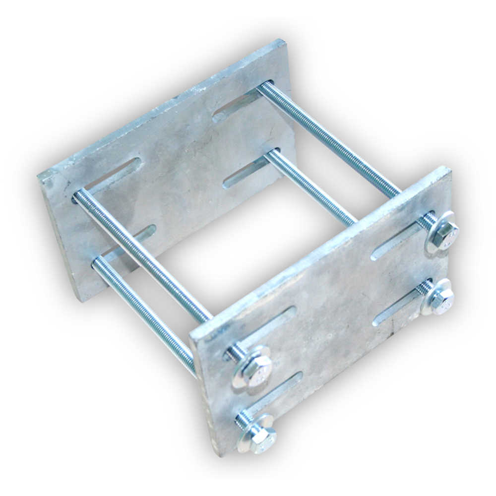 Maxi clamp set with long holes | Novavert